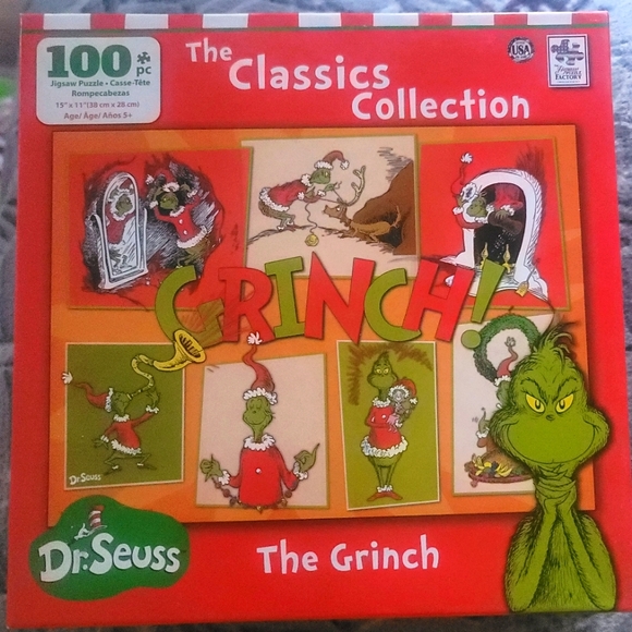 Dr. Seuss | Toys | The Grinch Puzzle | Poshmark